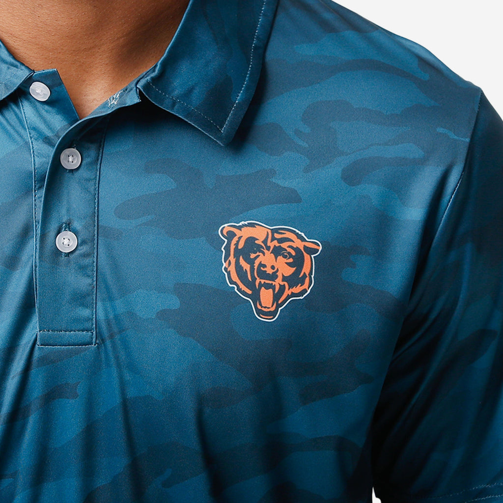 Chicago Bears Color Camo Polyester Polo FOCO