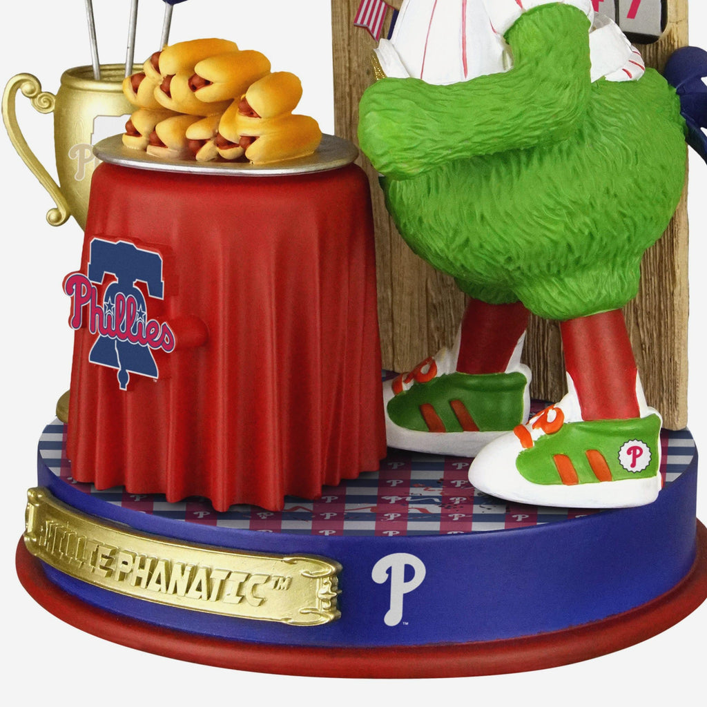Phillie Phanatic Philadelphia Phillies Hot Dog Eating Contest Bobblehe FOCO
