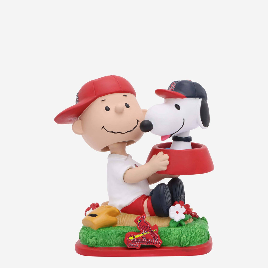 St Louis Cardinals Charlie Brown & Snoopy Peanuts Dual Mini Bighead Bo FOCO