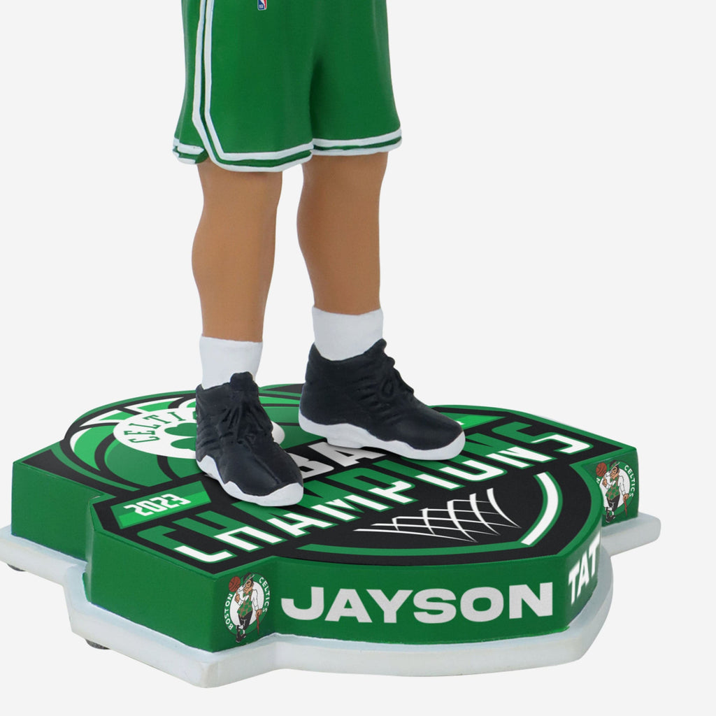 Jayson Tatum Boston Celtics 2024 NBA Champions Trophy Hoist Bobblehead FOCO