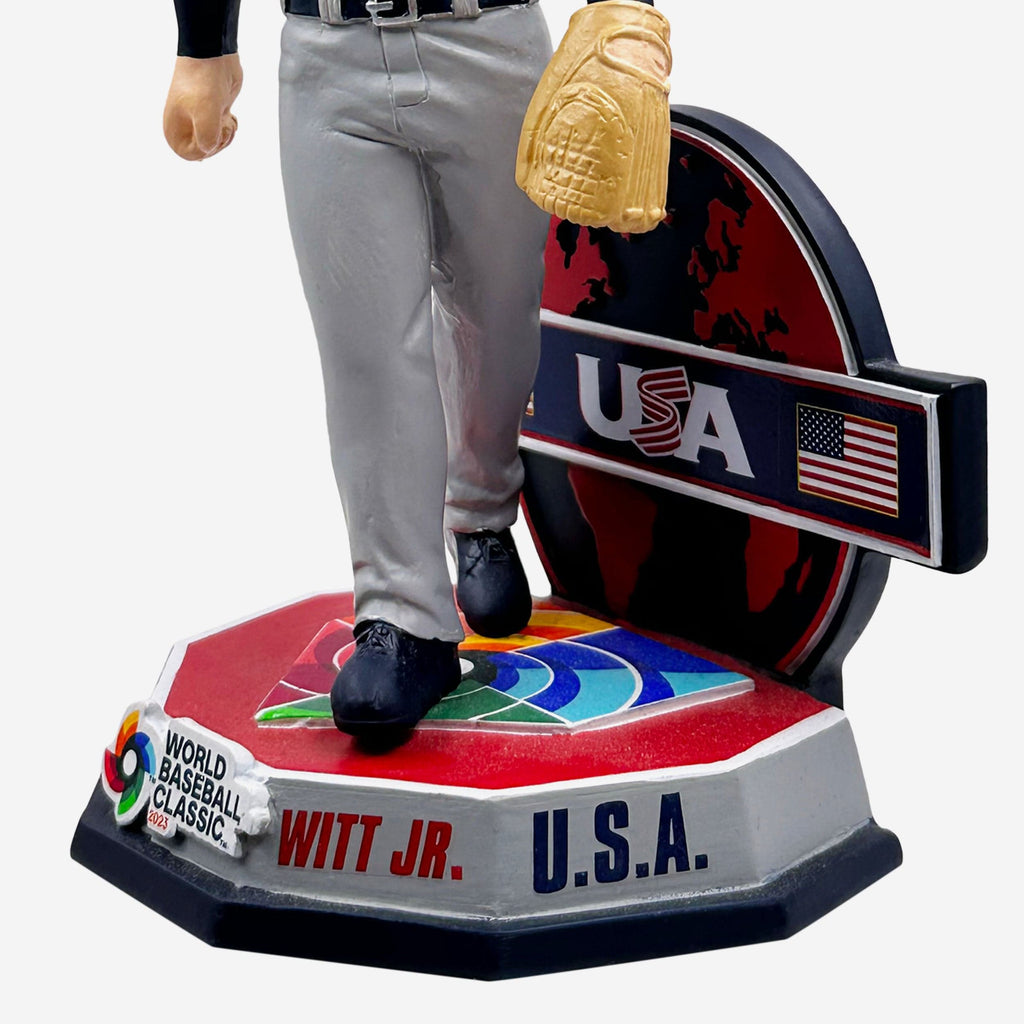 Bobby Witt Jr USA 2023 World Baseball Classic Away Uniform Bobblehead FOCO