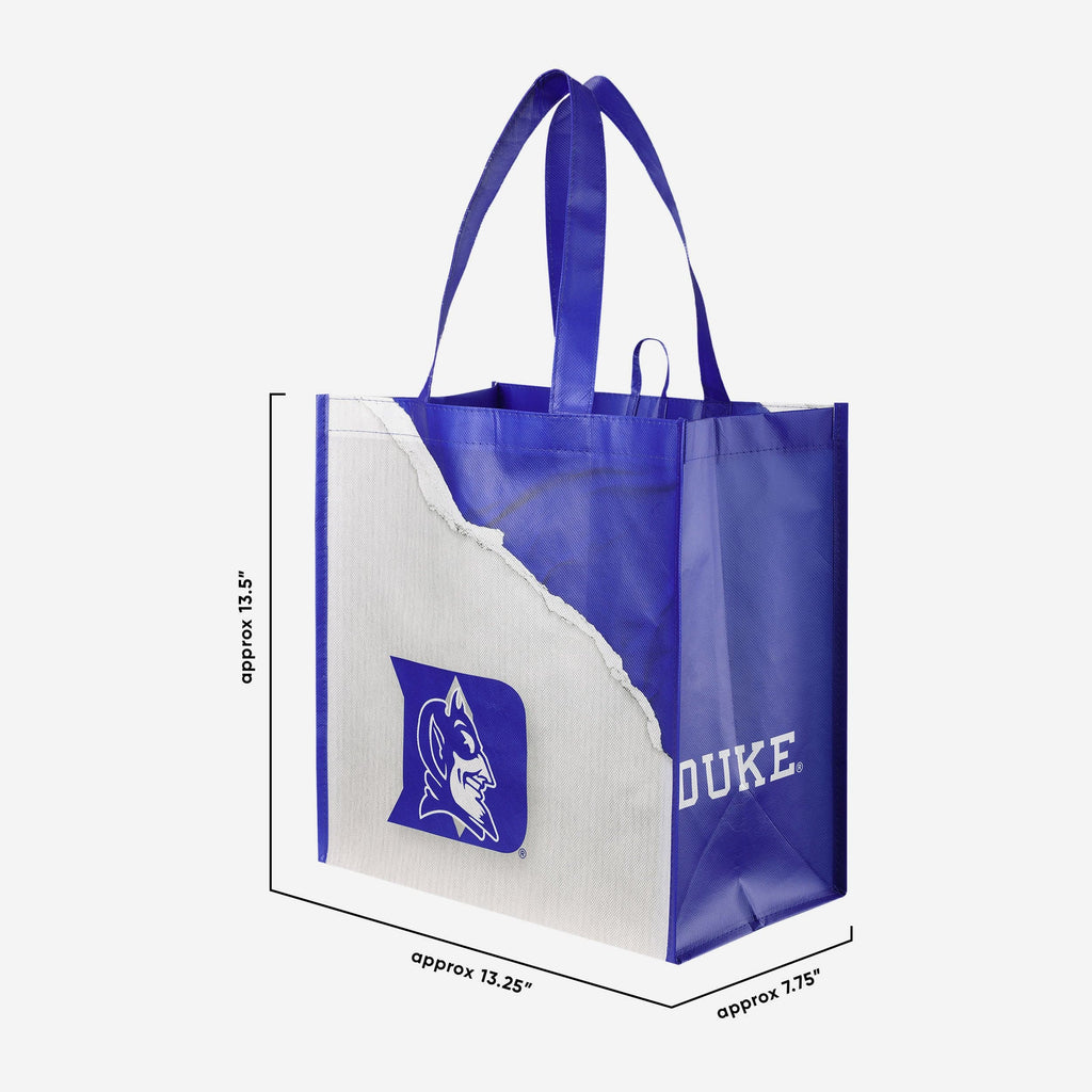 Duke Blue Devils 4 Pack Reusable Shopping Bag FOCO