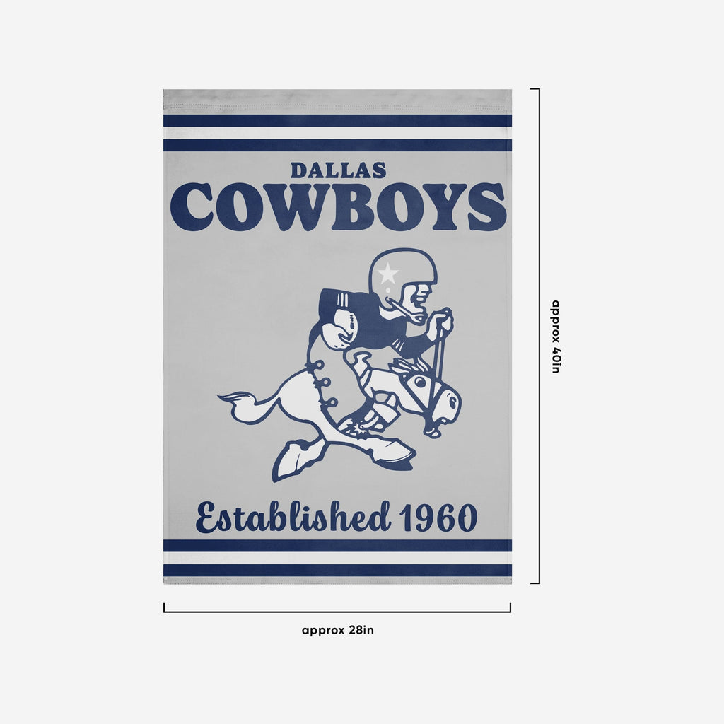 Dallas Cowboys Vertical Retro Flag FOCO