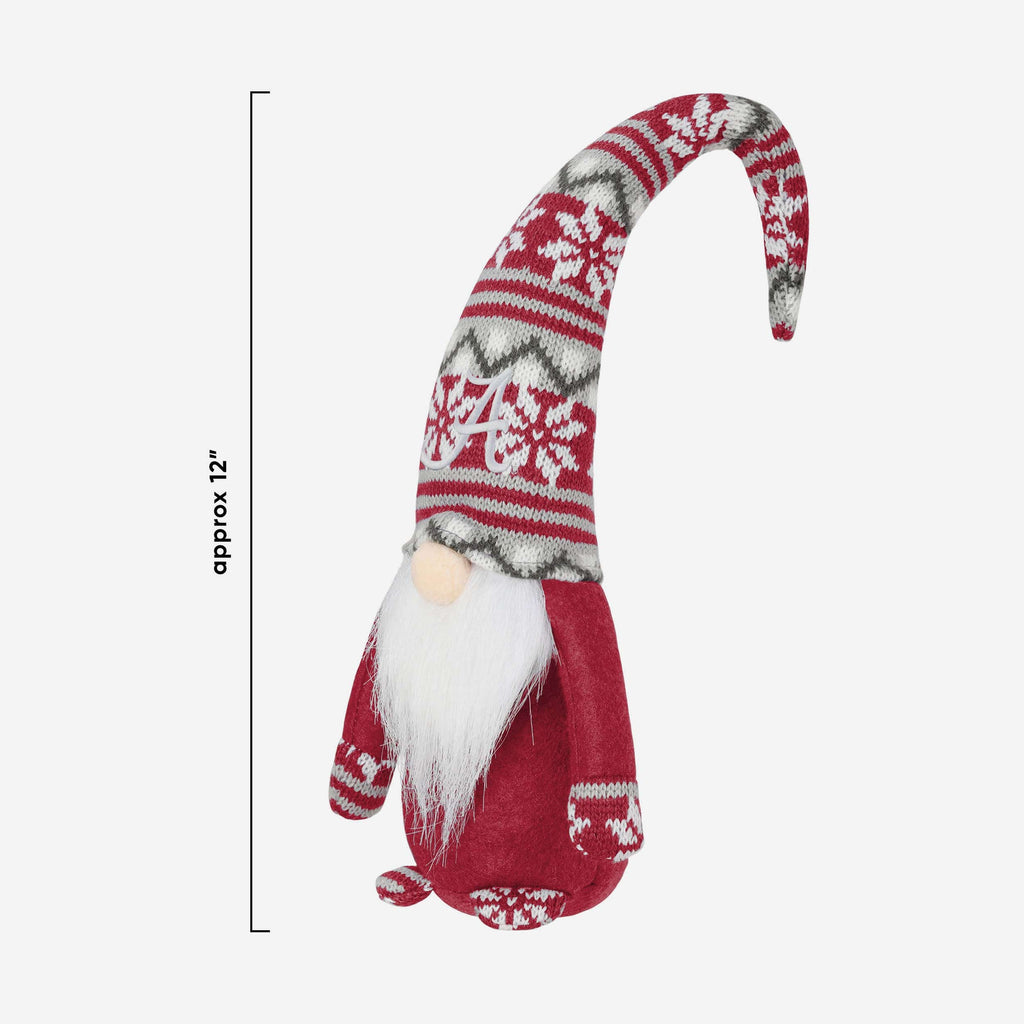 Alabama Crimson Tide Bent Hat Plush Gnome FOCO