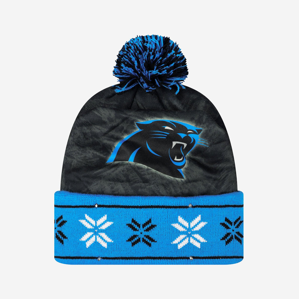 Carolina Panthers Big Logo Light Up Beanie FOCO
