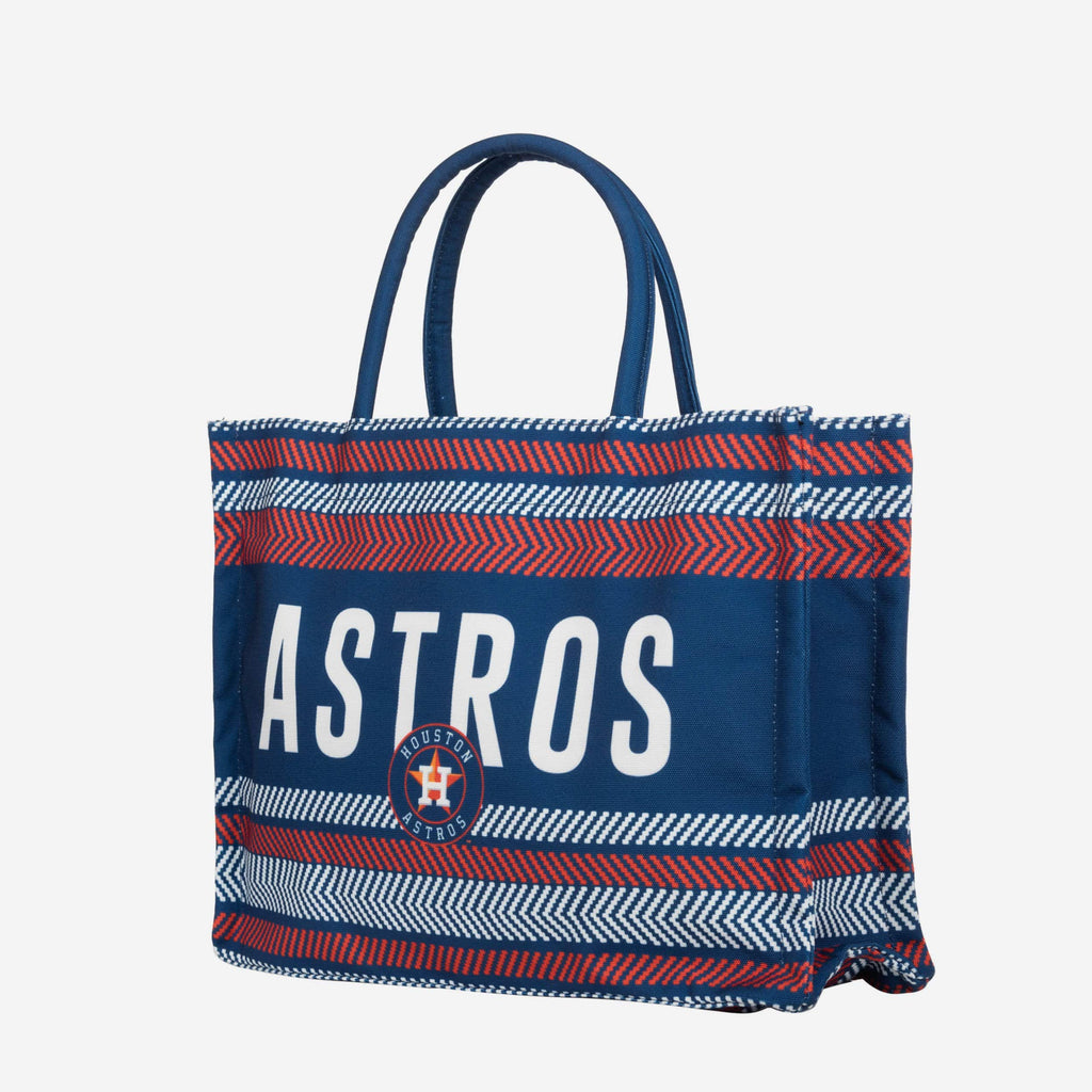 Houston Astros Stitch Pattern Canvas Tote Bag FOCO