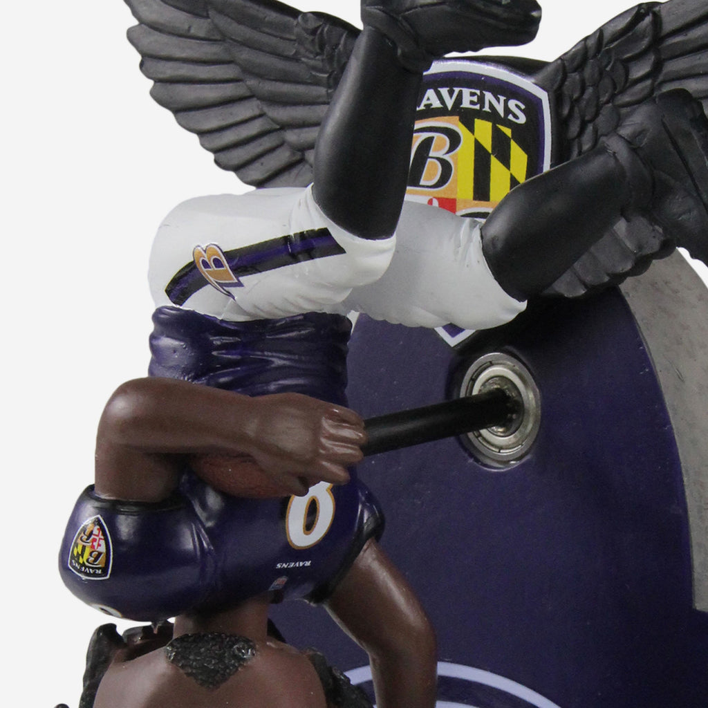 Lamar Jackson Baltimore Ravens Touchdown Celebration Flip Bobblehead FOCO