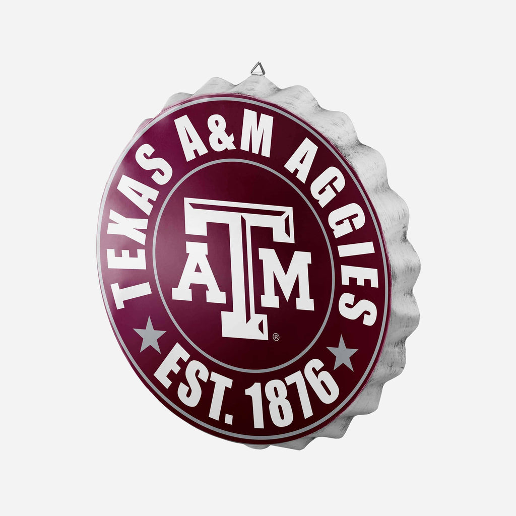 Texas A&M Aggies Bottle Cap Wall Sign FOCO