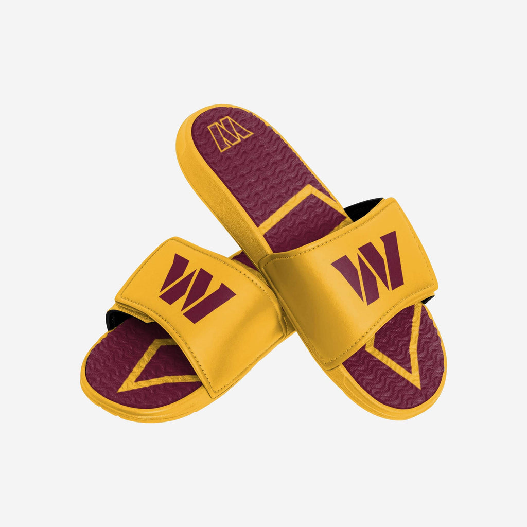 Washington Commanders Colorblock Big Logo Gel Slide FOCO
