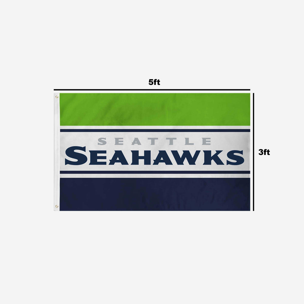 Seattle Seahawks Horizontal Flag FOCO