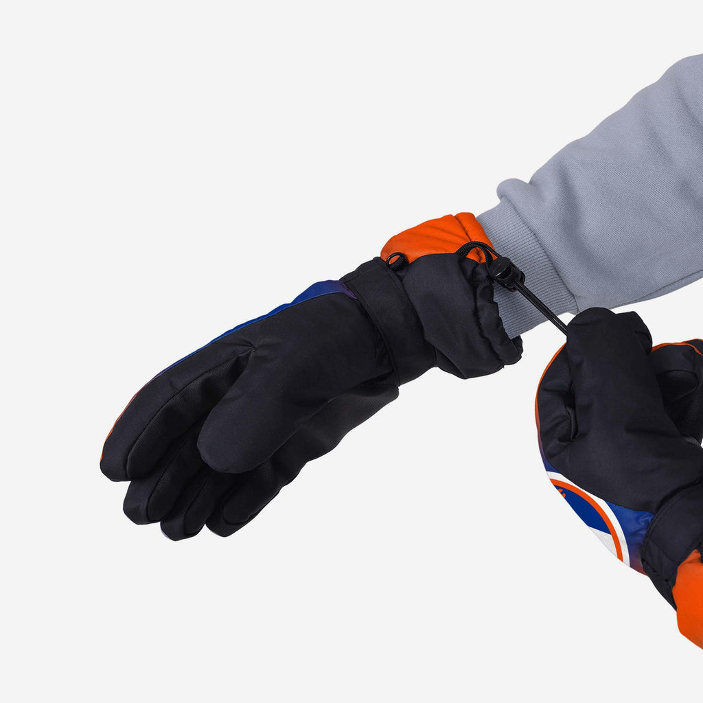New York Islanders Gradient Big Logo Insulated Gloves FOCO