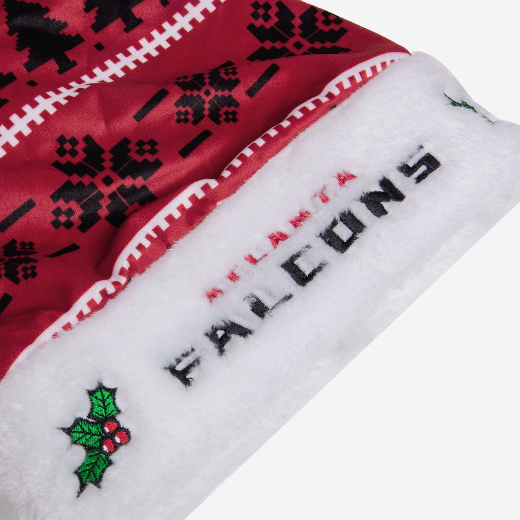 Atlanta Falcons Family Holiday Santa Hat FOCO