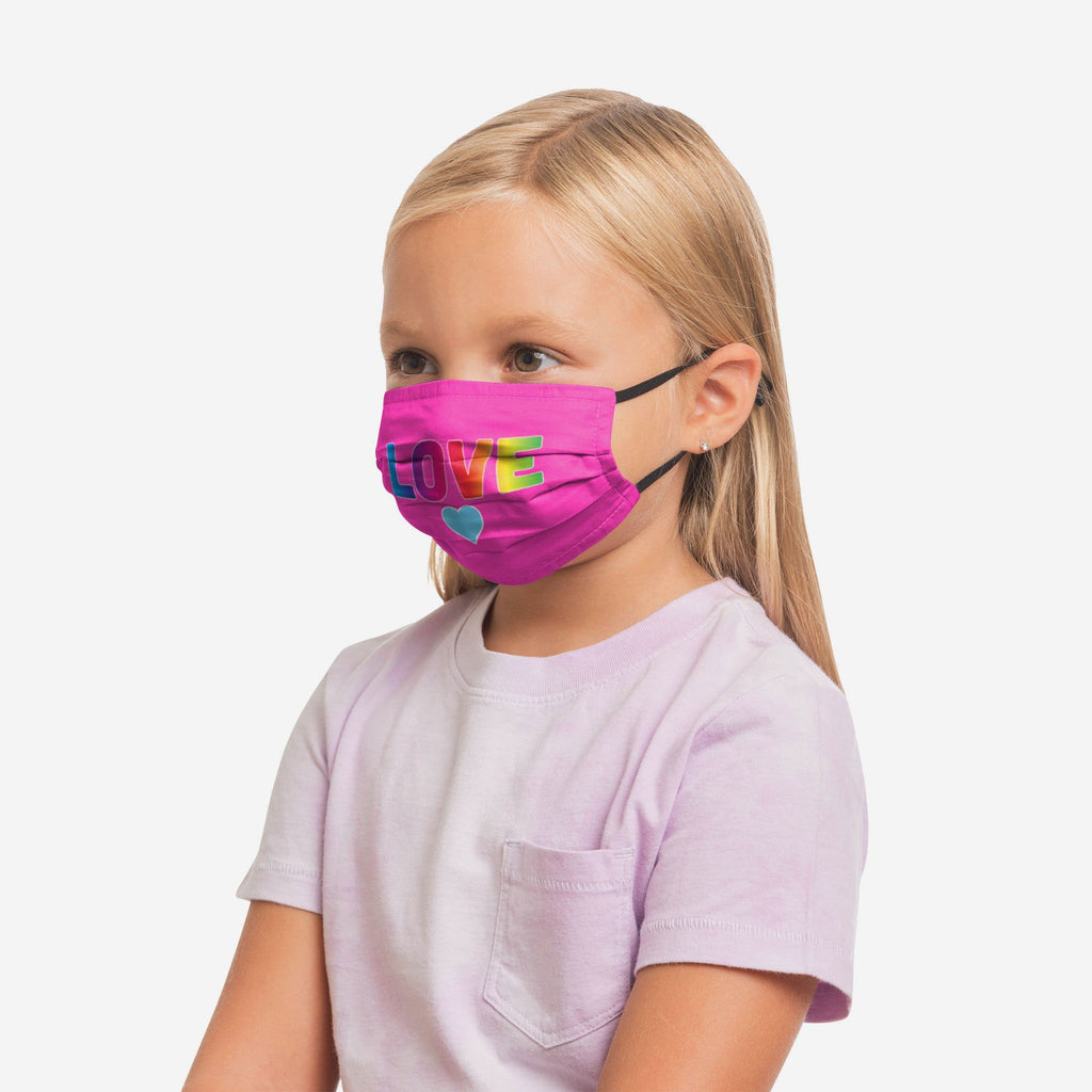 Love Pack Youth Adjustable 5 Pack Face Cover FOCO