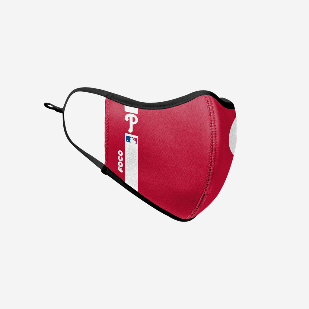 Philadelphia Phillies On-Field Adjustable Red Sport Face Cover FOCO
