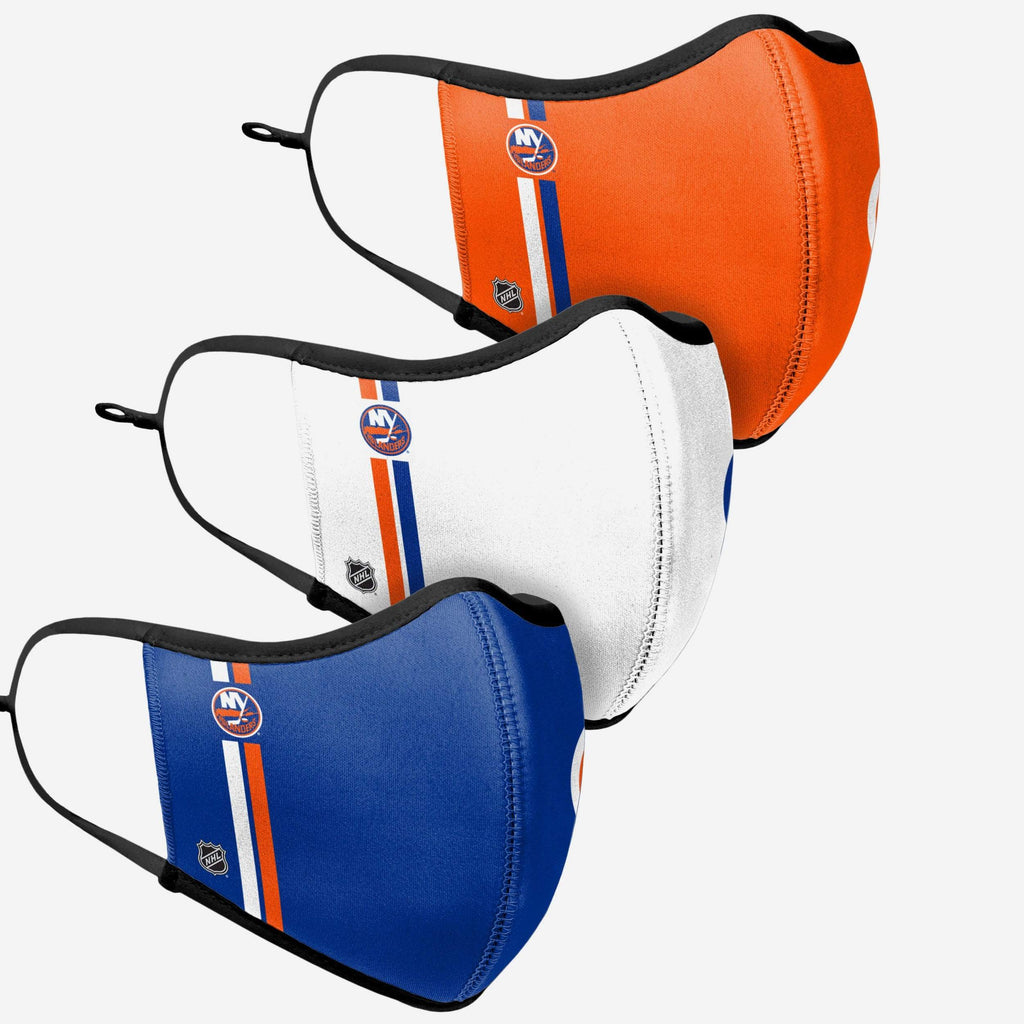 New York Islanders Sport 3 Pack Face Cover FOCO