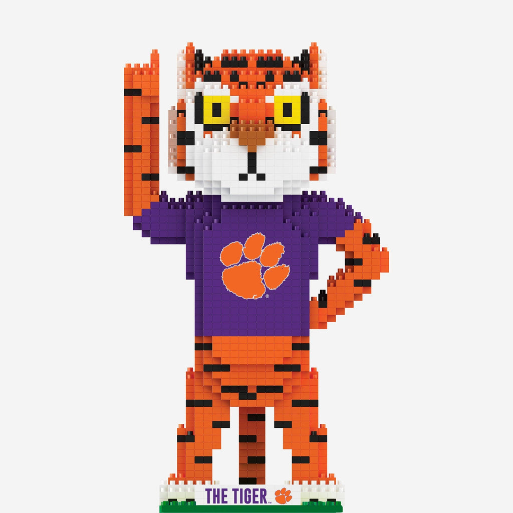 The Tiger Clemson Tigers Thematic BRXLZ Mascot FOCO