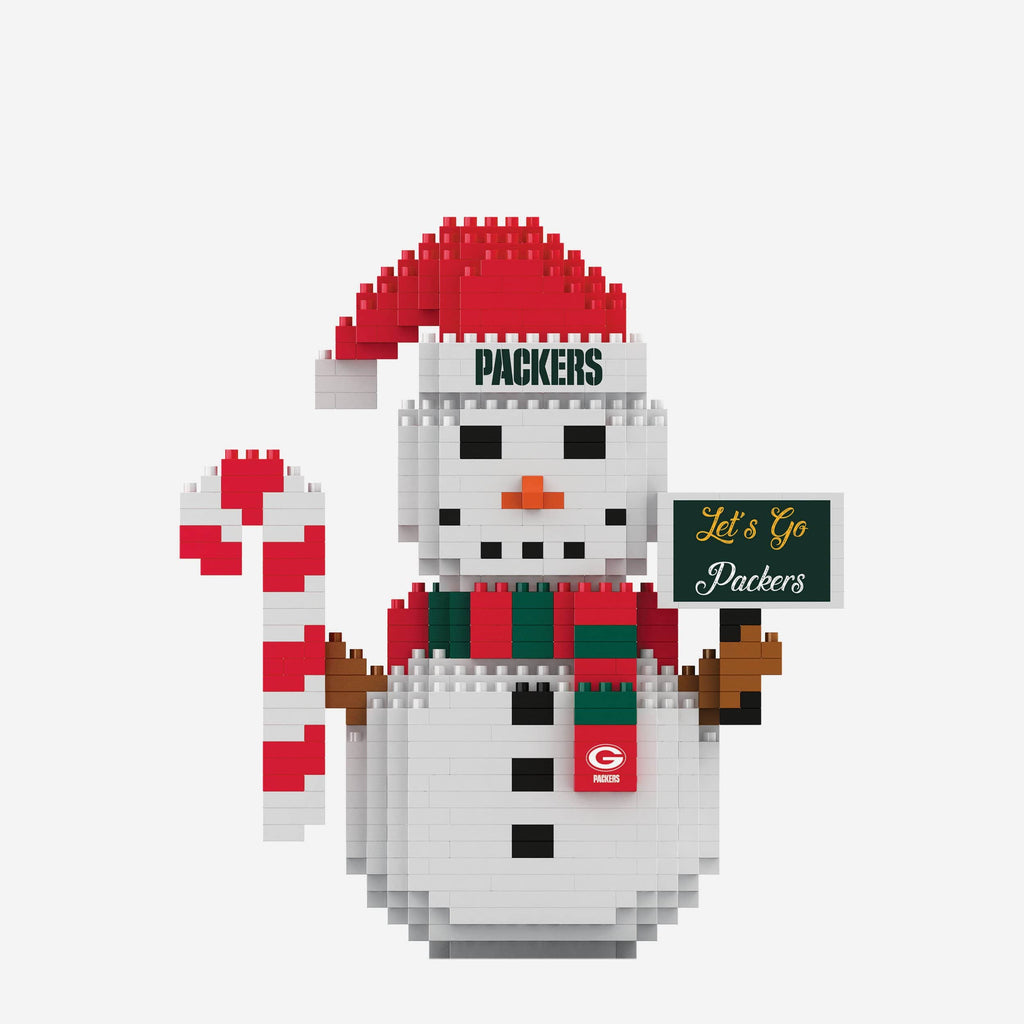 Green Bay Packers BRXLZ Snowman FOCO