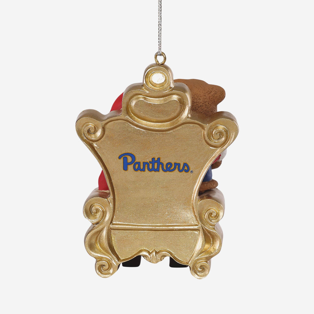 Roc Pittsburgh Panthers Mascot On Santa's Lap Ornament FOCO