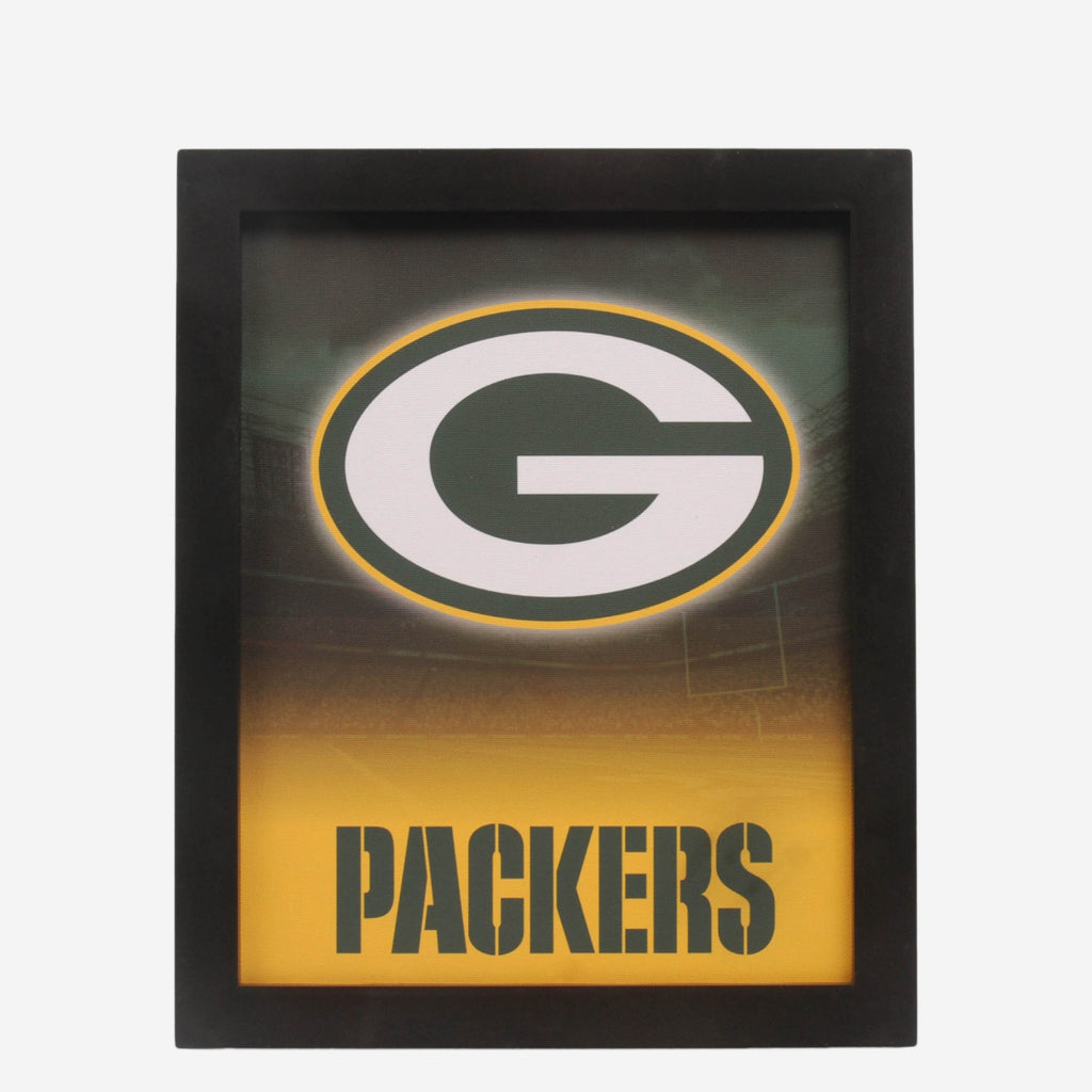 Green Bay Packers Glow Wall Sign FOCO