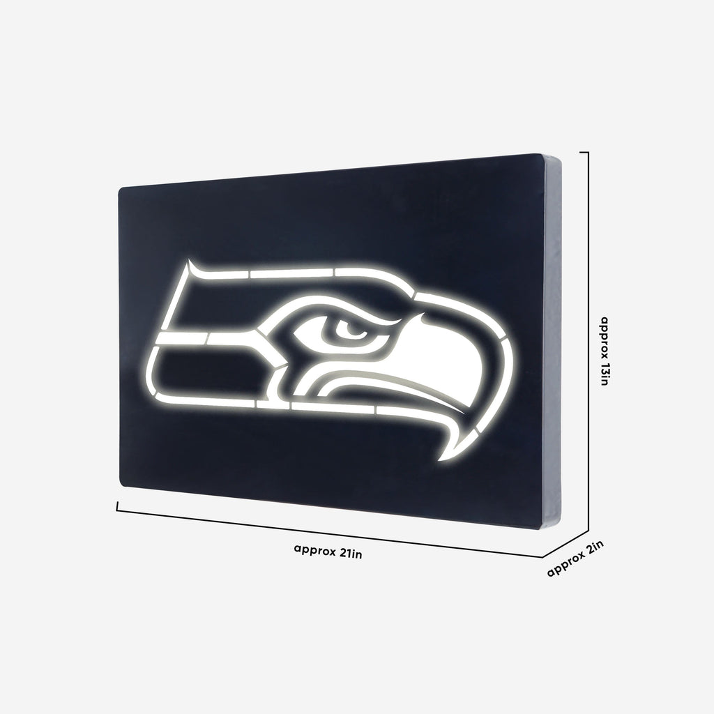 Seattle Seahawks Metal Light Up Logo Sign FOCO
