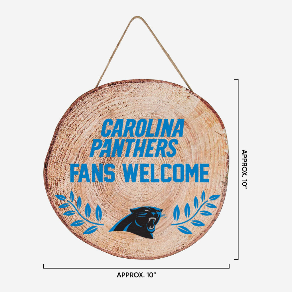 Carolina Panthers Wood Stump Sign FOCO