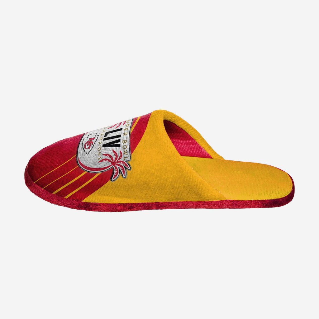 Kansas City Chiefs Super Bowl LIV Champions Slide Slipper FOCO