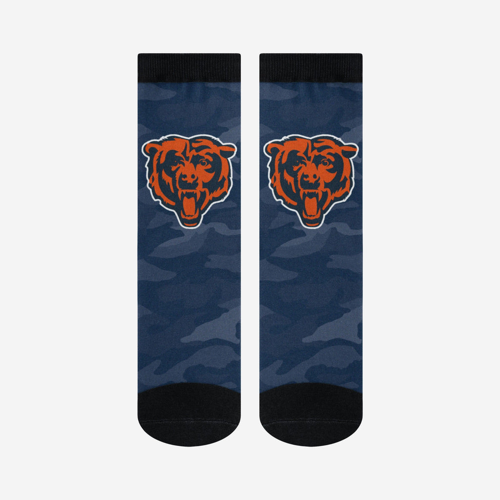Chicago Bears Printed Camo Socks FOCO