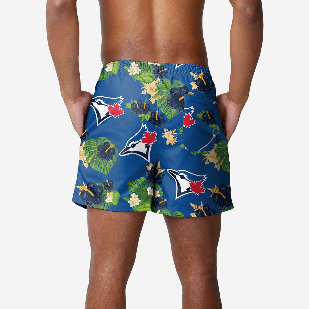 Toronto Blue Jays Floral Swimming Trunks FOCO
