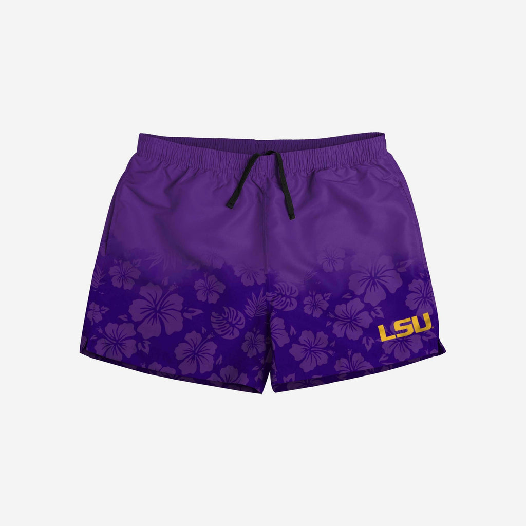 LSU Tigers Color Change-Up Swimming Trunks FOCO