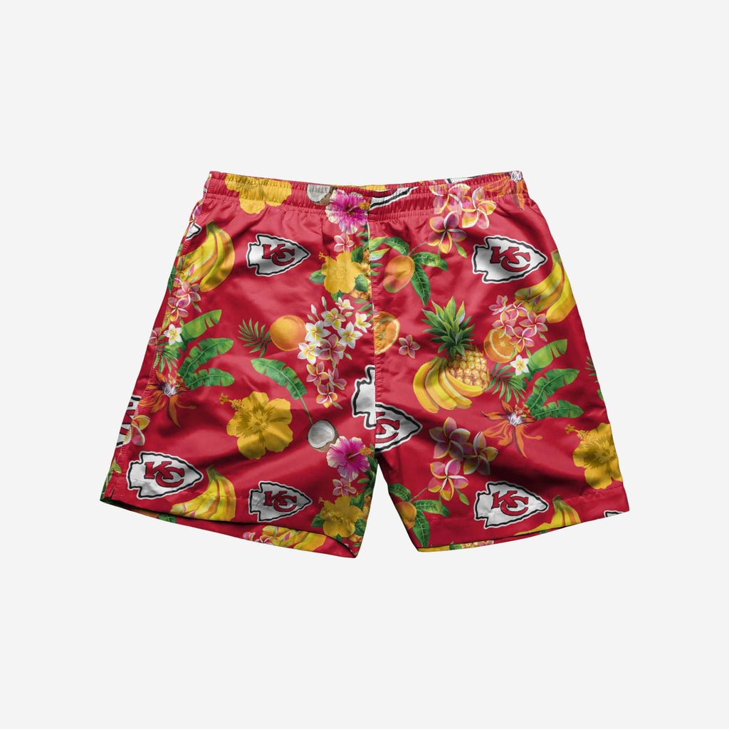 Kansas City Chiefs Fruit Life 5.5" Swimming Trunks FOCO