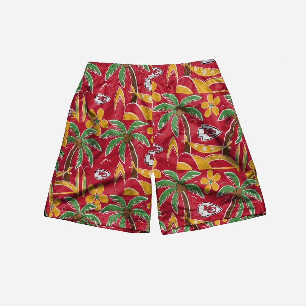 Kansas City Chiefs Tropical Swimming Trunks FOCO