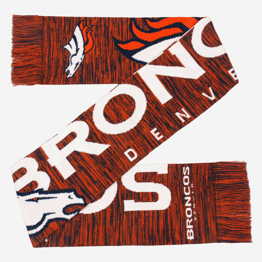 Denver Broncos Wordmark Colorblend Scarf FOCO